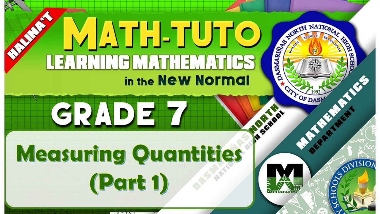 Grade 7 Math - Measuring Quantities (Part 1) - YouTube