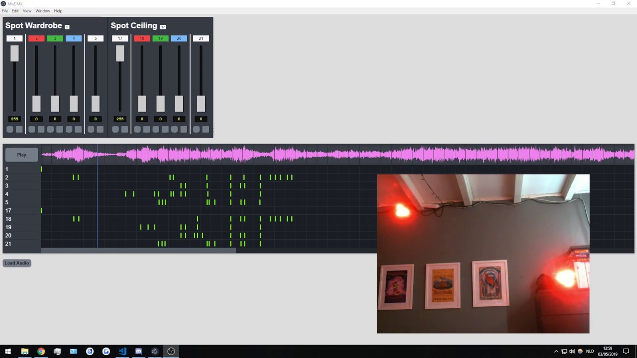 Simple DMX Show Master (MixDMX) - Early Showcase - YouTube