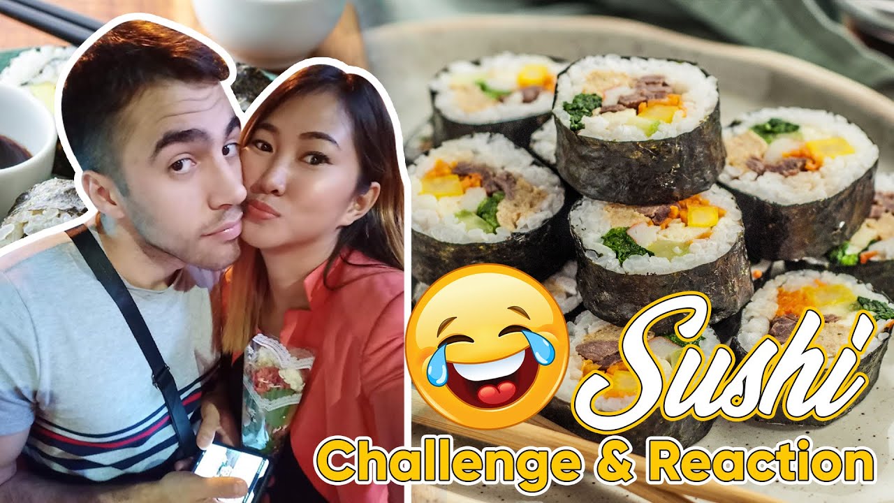 Sushi Reaction Challege || Family || Foreinger partner - YouTube