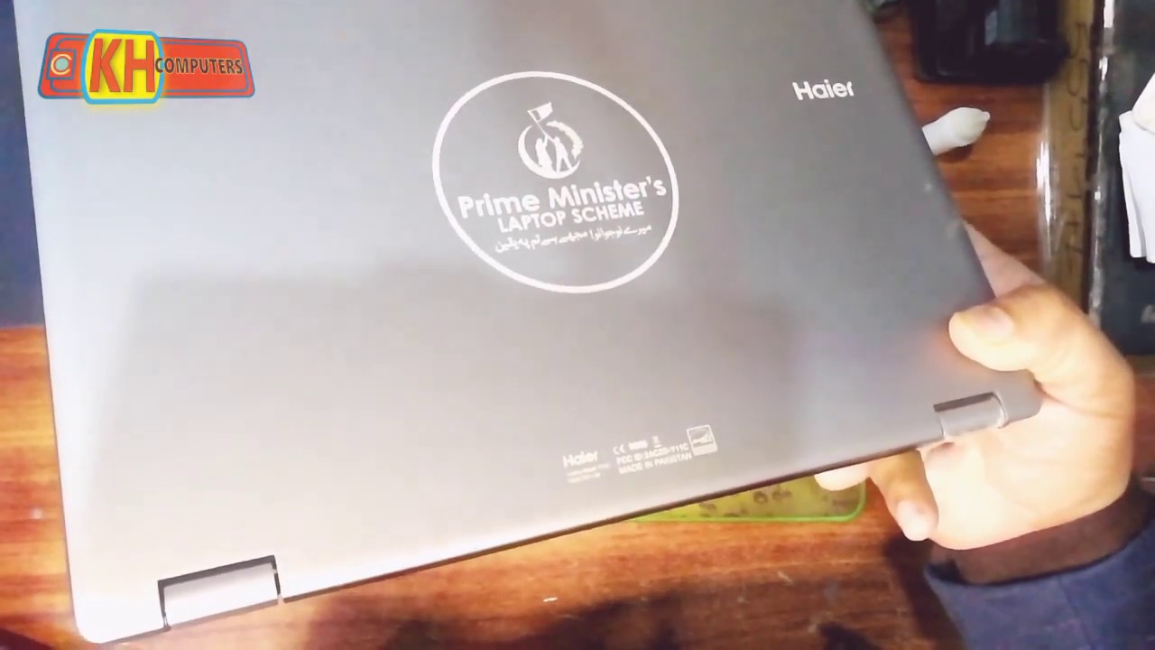 How to install windows in Haier y11c laptop - YouTube