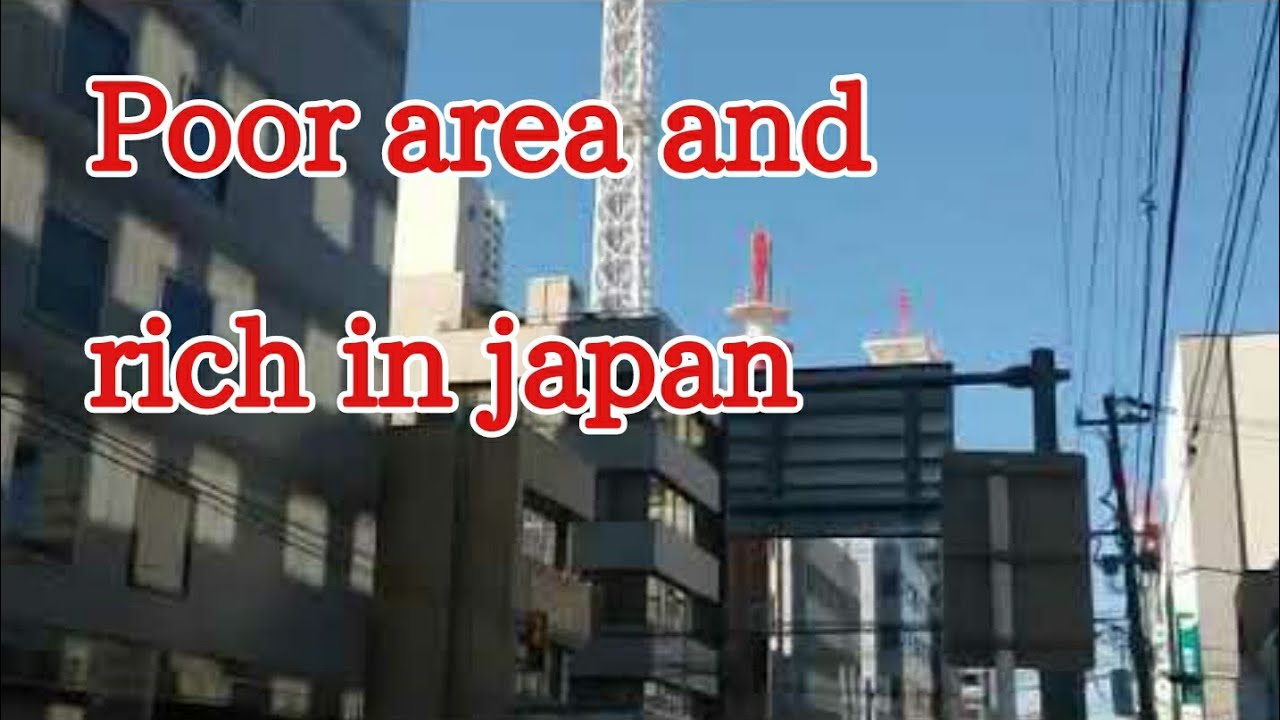 poor area and rich area in japan - YouTube