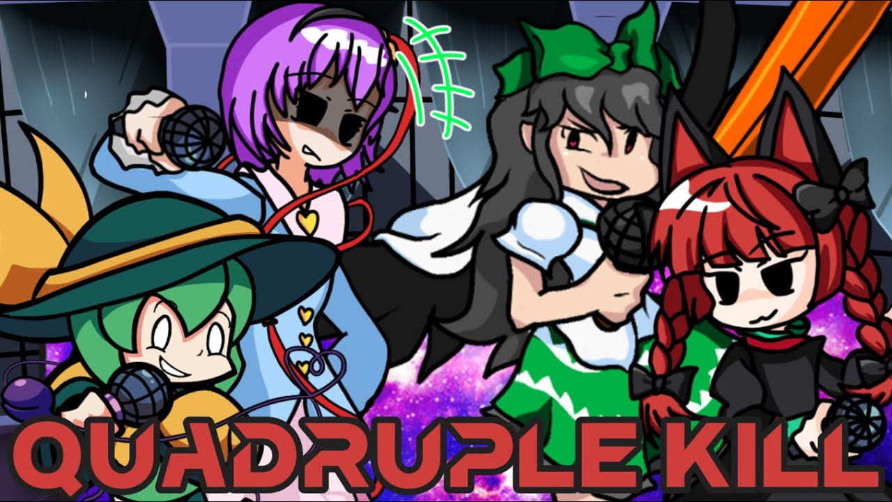 Quadruple Kill[Double kill CYANCAT Remix Cover]【FNF Touhou.exe Cover Collection】 - YouTube