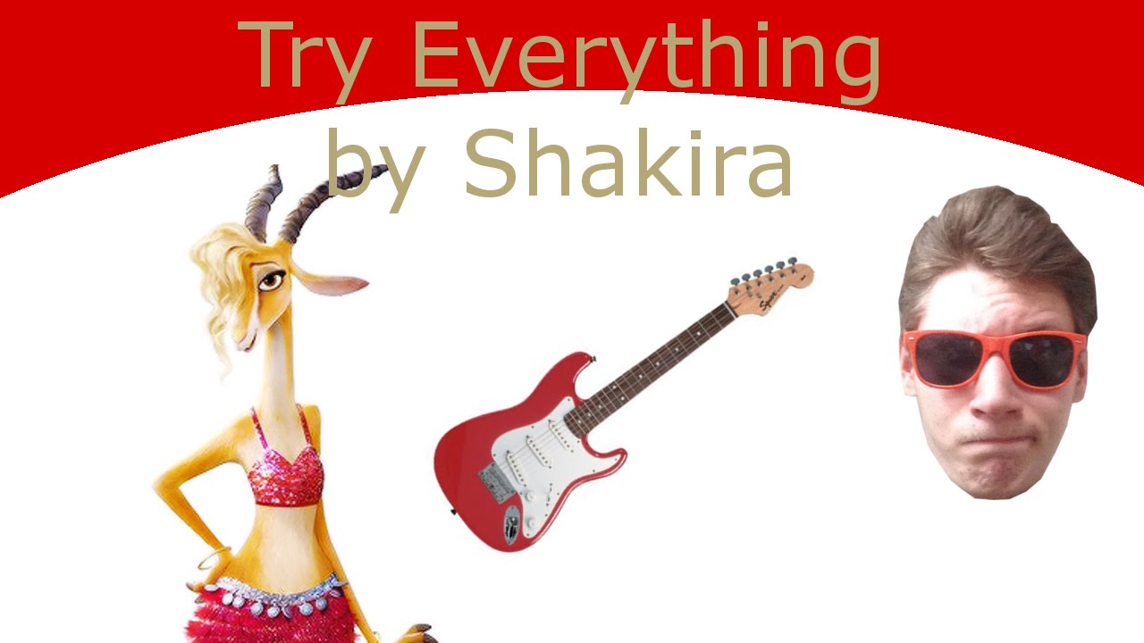 Try Everything by Shakira (Bass Cover) - YouTube