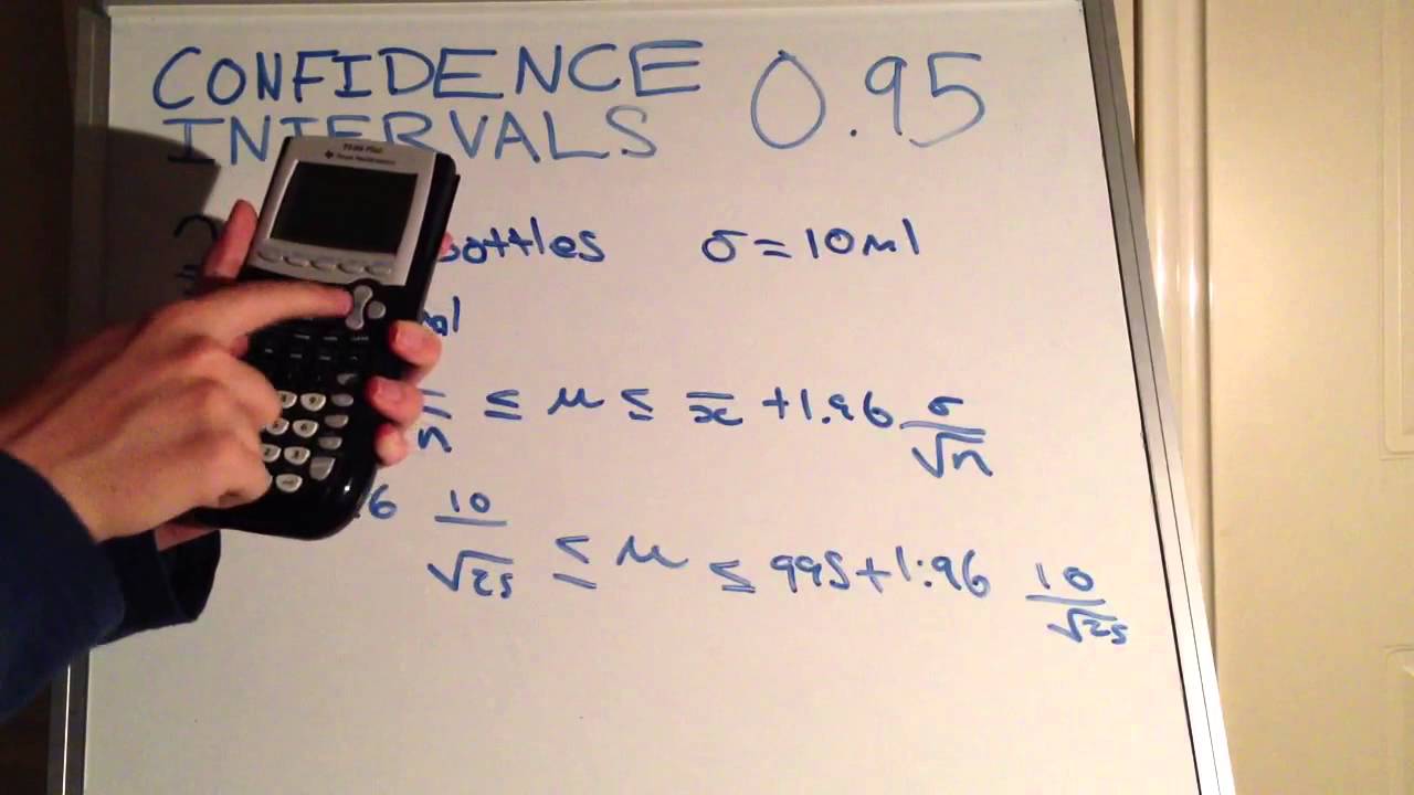 An introduction to 0.95 Confidence Intervals - YouTube