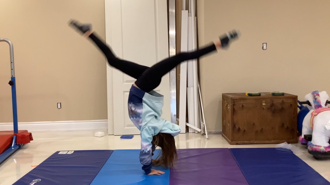 Gymnastics - How to do a back walkover - YouTube