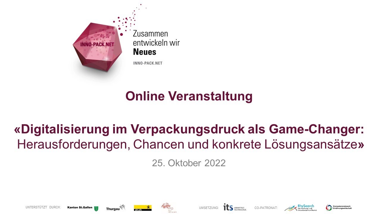 Digitalisierung im Verpackungsdruck als Game-Changer - YouTube