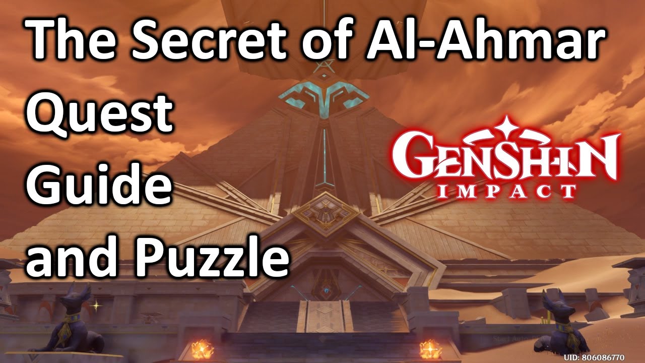 The Secret of Al-Ahmar Quest Guide and Puzzle Genshin Impact - YouTube