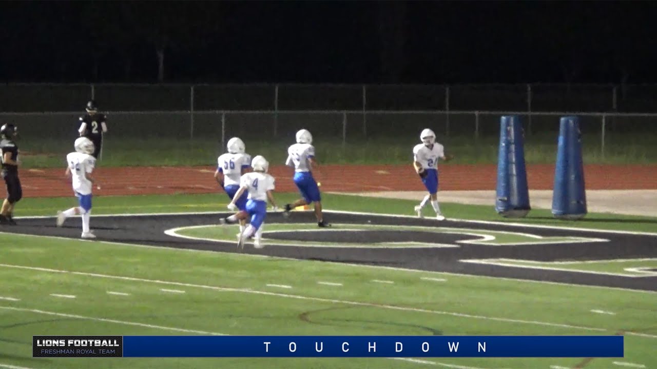 Leander Lions Freshman Royal Team at Cedar Park Timberwolves - YouTube