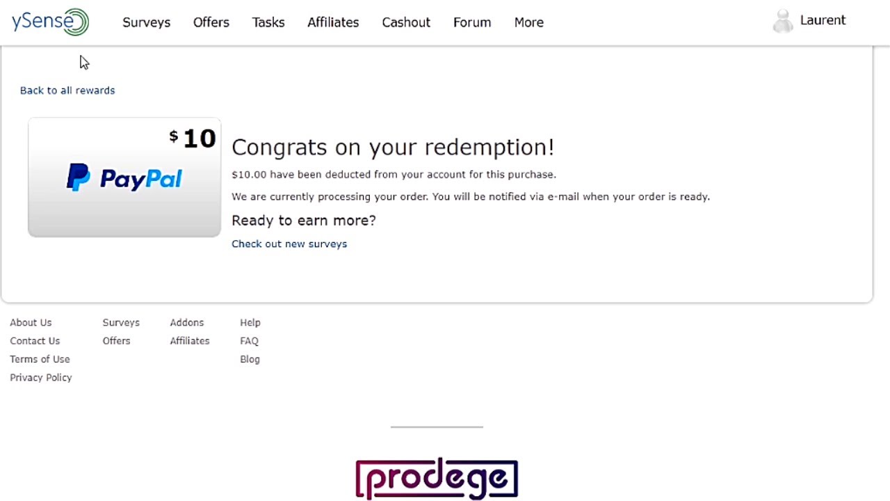 ySense Review: How I earned $12.94 (Payment Proof) - YouTube