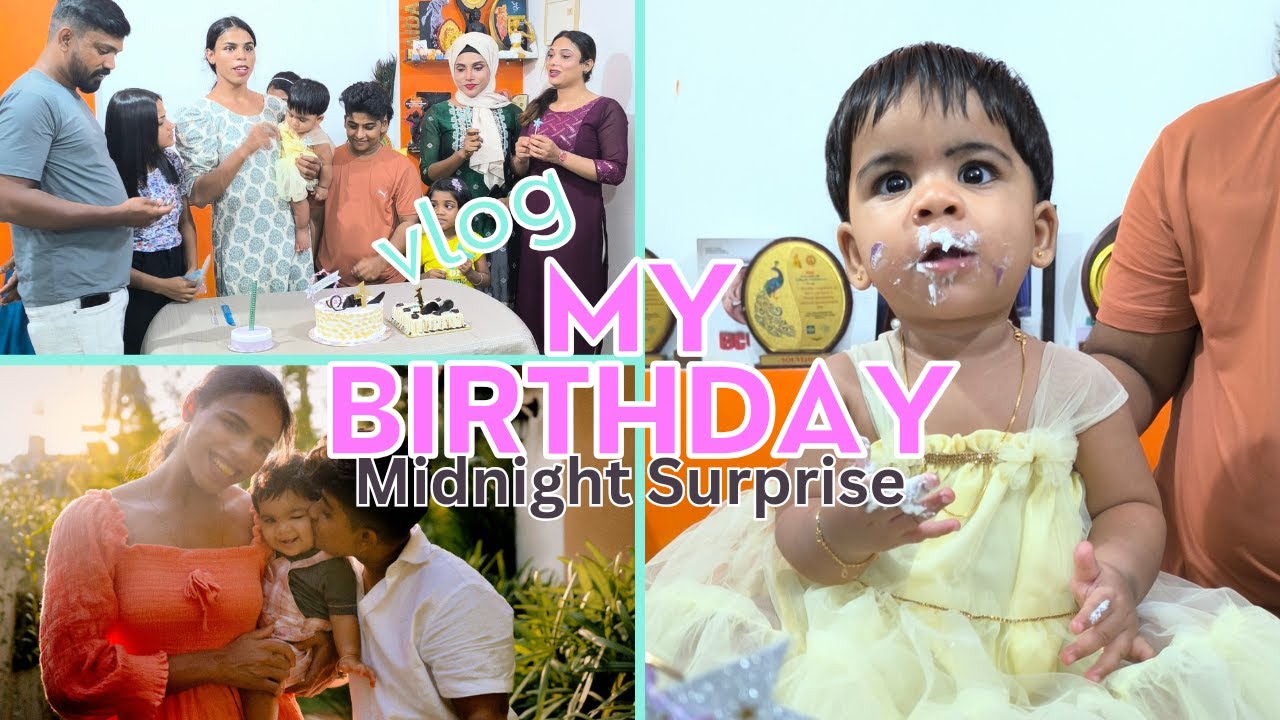 ZABIYA is ONE | ബിയമോൾക്ക് പാതിരാത്രിയിൽ ഒരു BIRTHDAY SURPRISE 😮 # ...