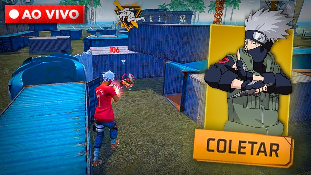🟠FREE FIRE AO VIVO - SENSEI DO TIME 7 TA ON!!! SOLO RANKED!! SEGUNDA DE ...