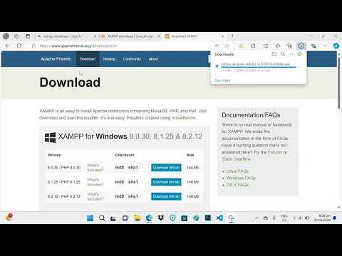 STEP BY STEP How to set up xampp - YouTube