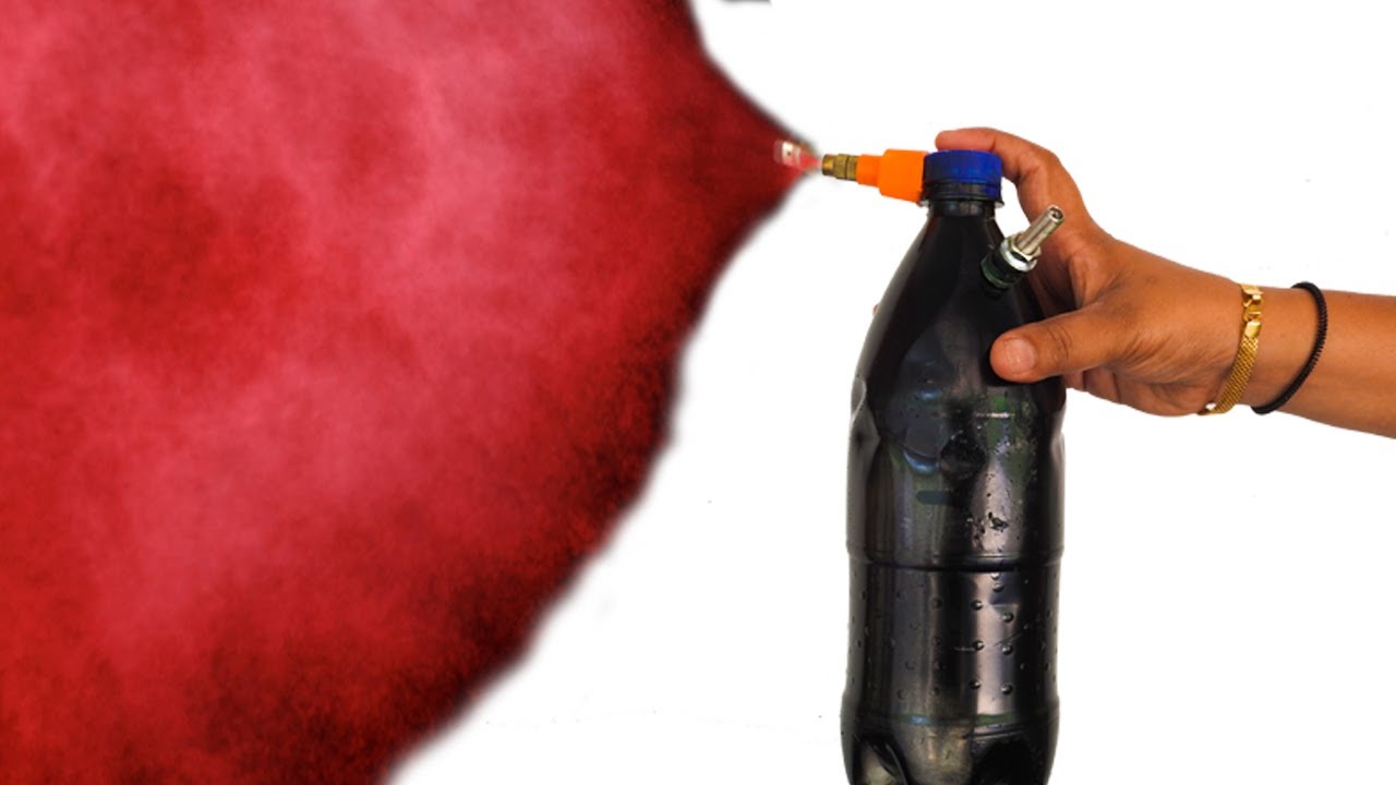 Home made Air Paint Spray gun - YouTube