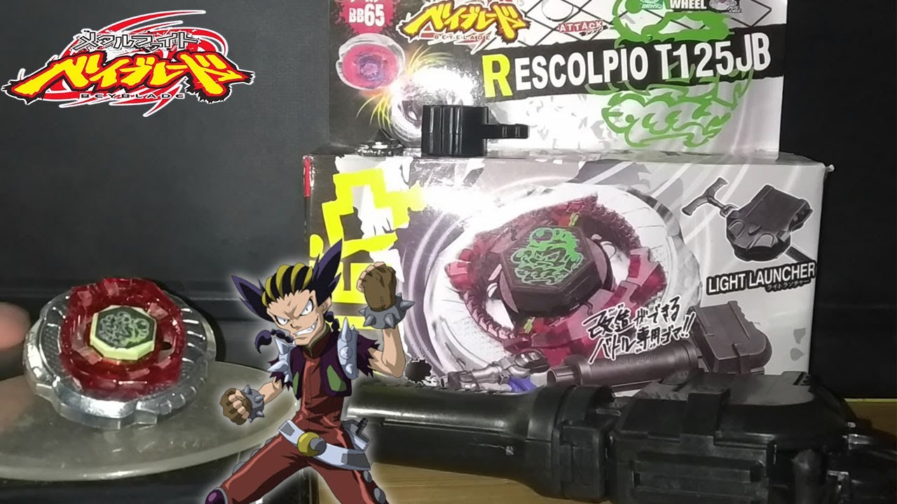 Un "Escolpio" al Azar | Rock Scorpio 145WB + Grip Launcher | Beyblade ...