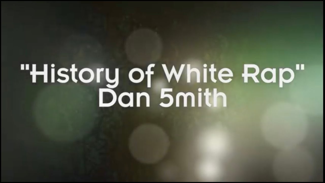 Dan Smith - History of White Rap (Live @ Momentum) - YouTube