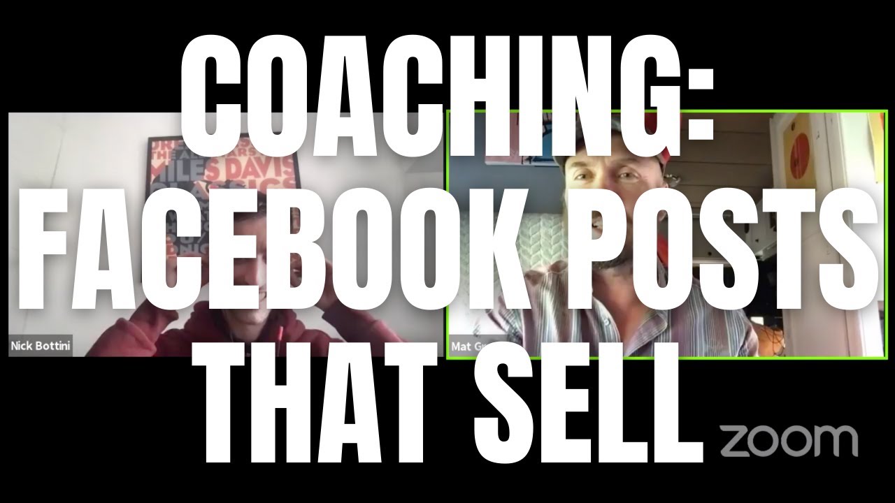 Creating Facebook Posts That Sell | Coaching Demo - YouTube