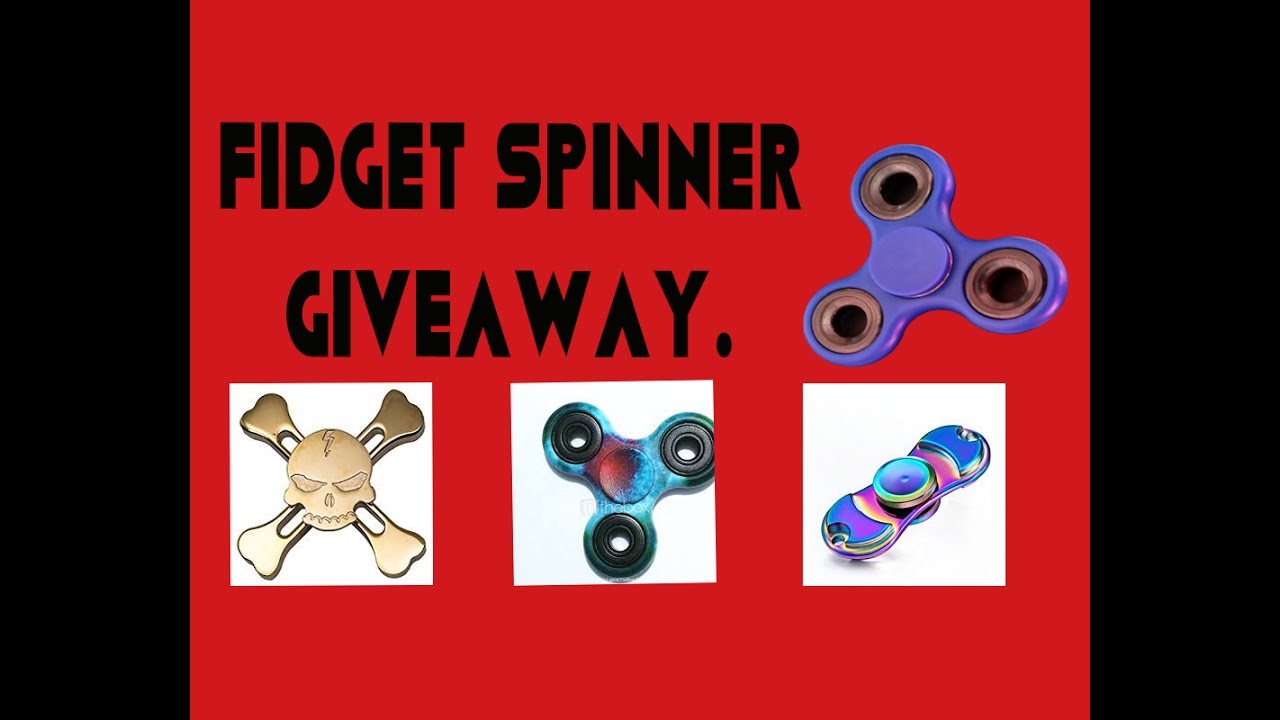 Fidget Spinner Giveaway (OPEN) - YouTube