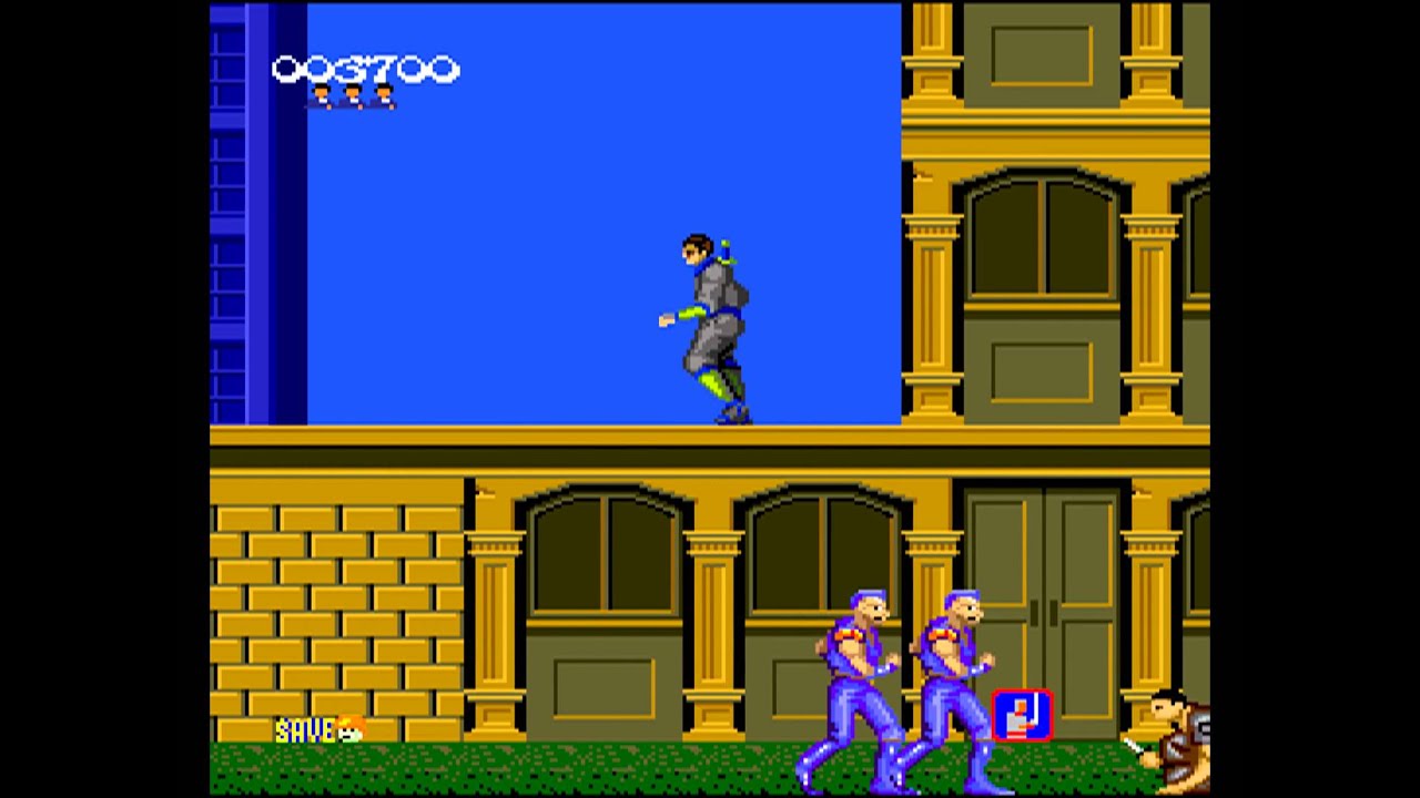 Shinobi - PC Engine [MESS] [shortplay] - YouTube
