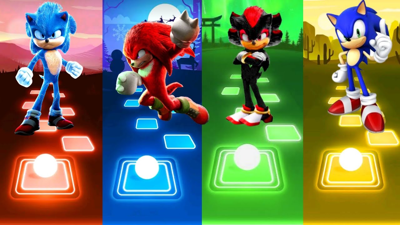 Sonic The Hedgehog Vs Knuckles Hedgehog Vs Shadow Hedgehog Vs Sonic ...