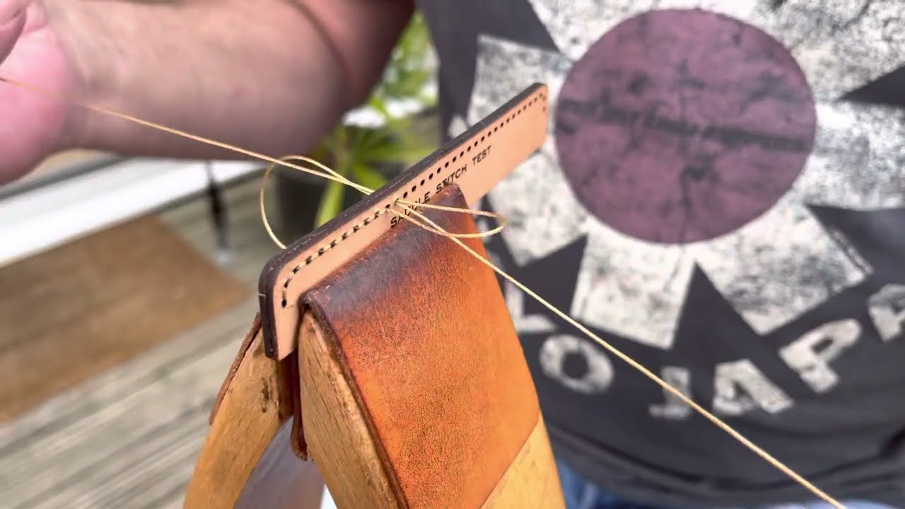 Learn to Saddle Stitching - YouTube