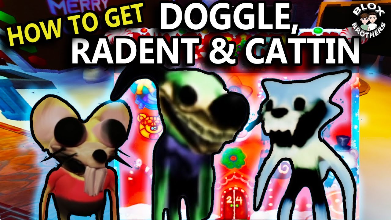 How To Get DOGGLE, CATTIN & RADENT / DOGGY DOG WORLD BADGE / ROBLOX ...