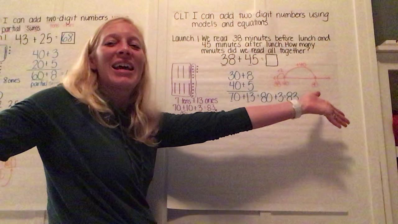 Lesson 7 day 1 Adding Two Digit Numbers - YouTube