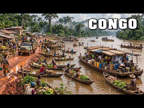 CONGO | A Terra Mais Selvagem e Perigosa que a África Mantém Escondida | Documentário 4K