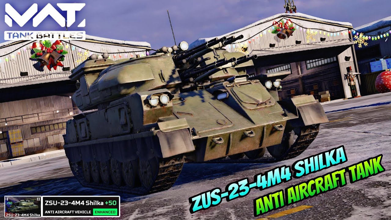 ZUS-23-4M4 SHILKA ANTI AIRCRAFT TANK 🔥 MMWT: TANK BATTLES - YouTube
