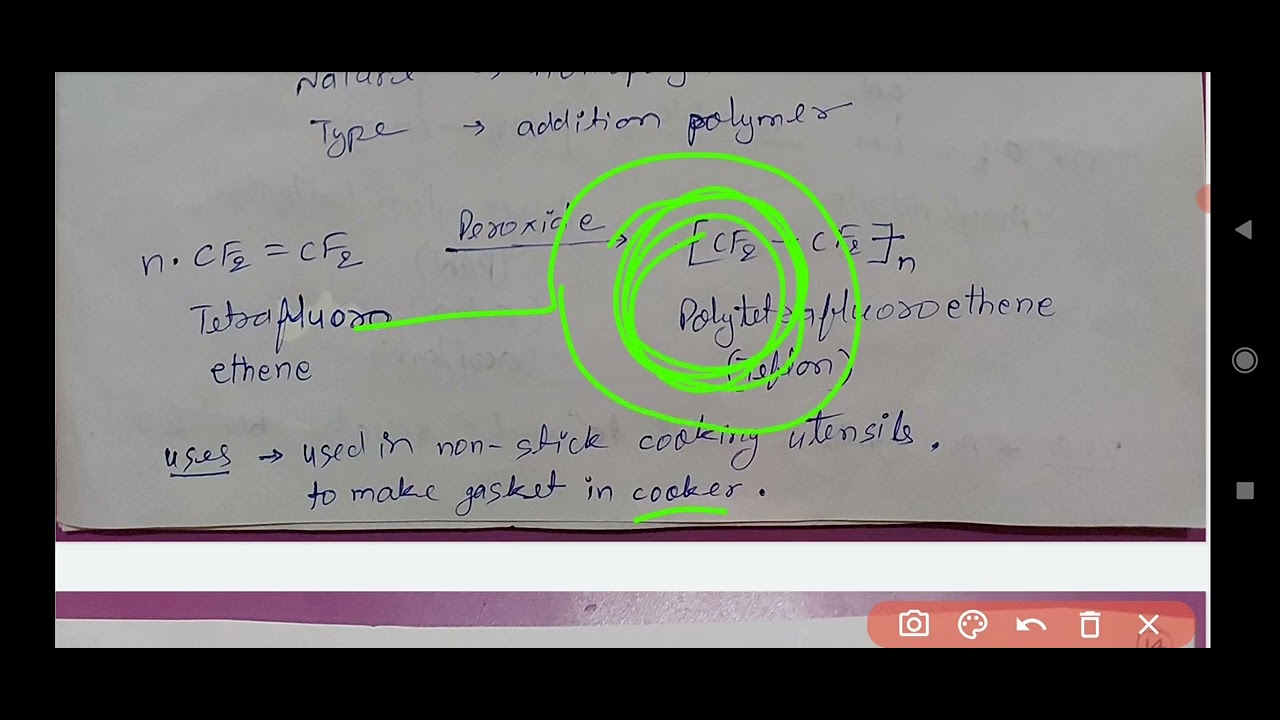 Addition polymer, condensation reaction chemistry class 12 chapter polymer - YouTube