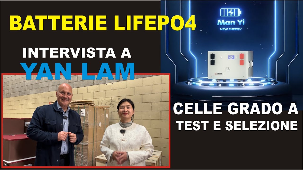 INTERVISTA A MANYI BATTERIE LIFEPO4 #fotovoltaico - YouTube