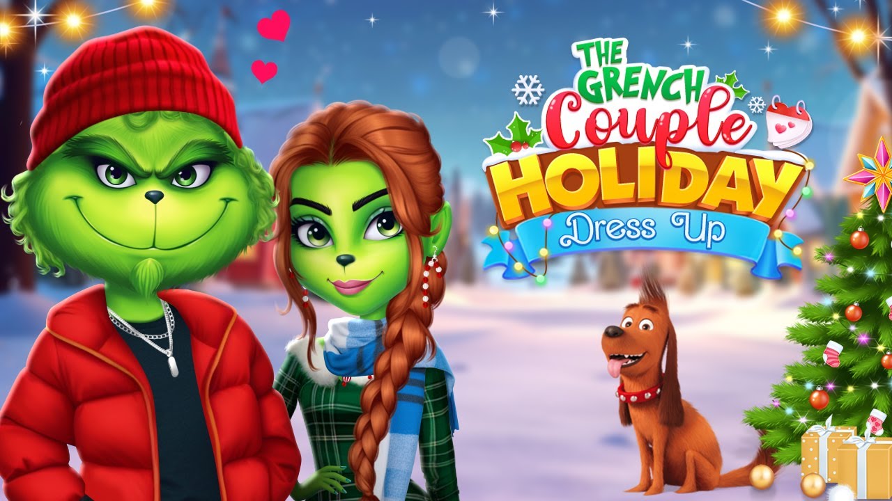 The Grinch Couple Holiday Dress up - New Game from Cutedressup.com ...