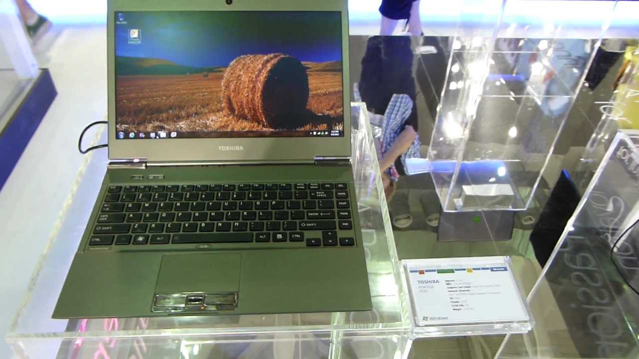 Toshiba Protege Z930 Ultrabook Hands On [DE] - YouTube