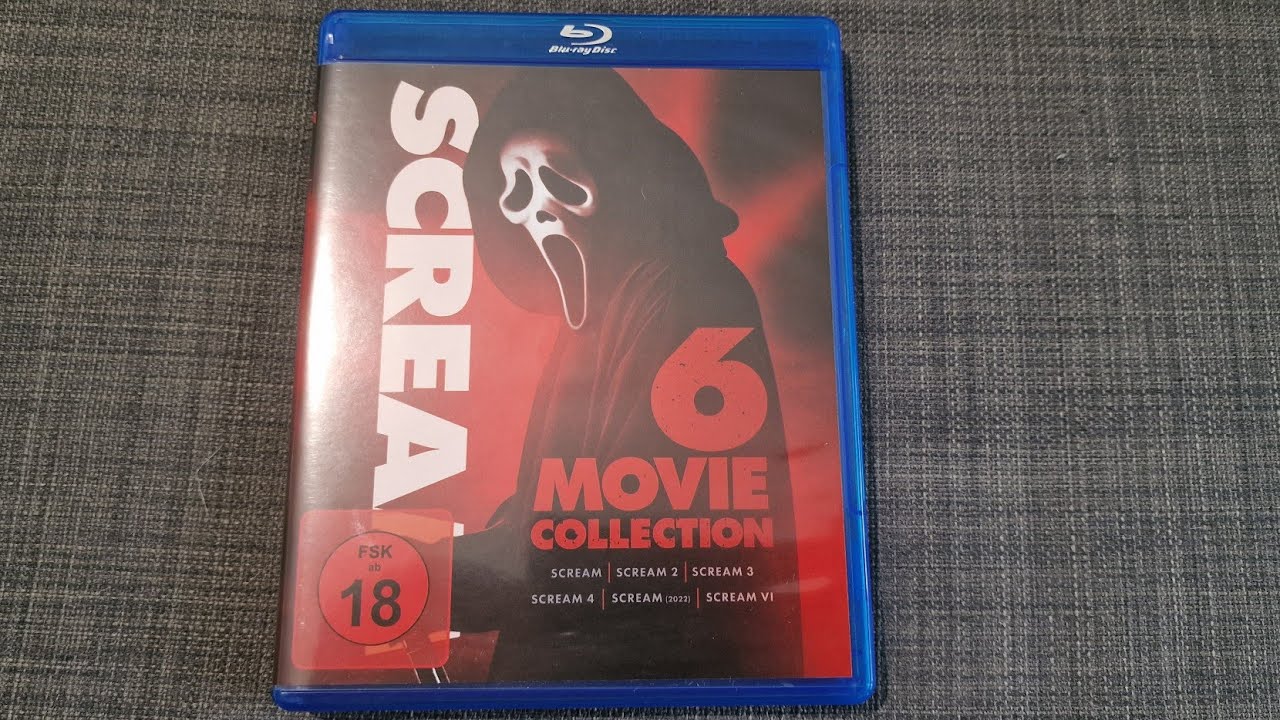 Scream 6 Movie Collection Blu-ray Ray Box Opening - YouTube