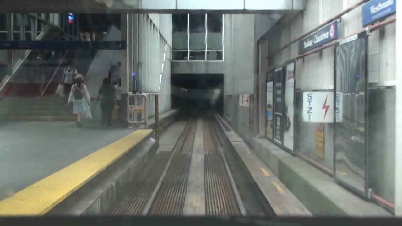 SkyTrain- The Expo Line in real time part 6 (Main Street to Waterfront ...