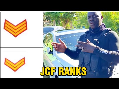 The 11 ranks of the JCF listed in order from the lowest to the highest ...