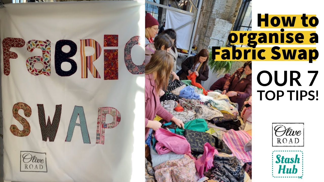 How to organise a fabric swap: 7 top tips - YouTube