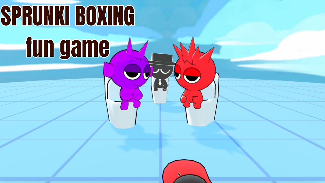 Playing boxing with sprunki | fun game - YouTube