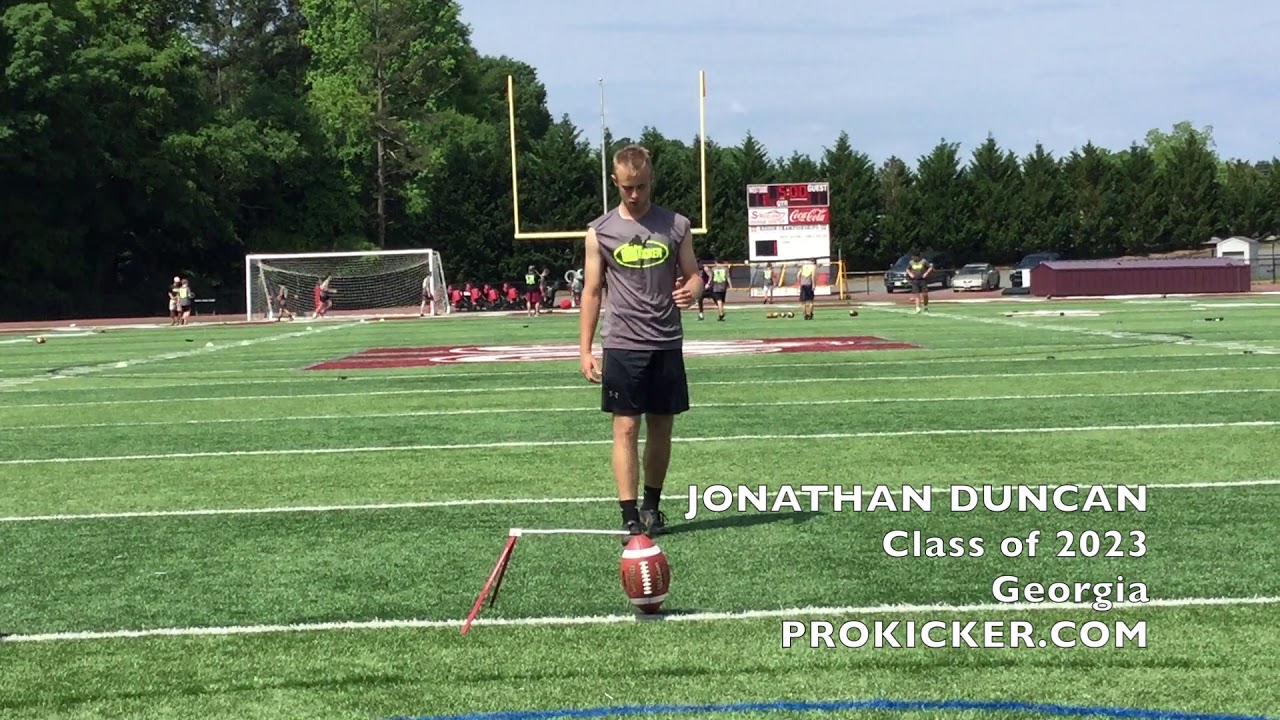 Jonathan Duncan, Kicker Punter, Class of 2023, Georgia - YouTube