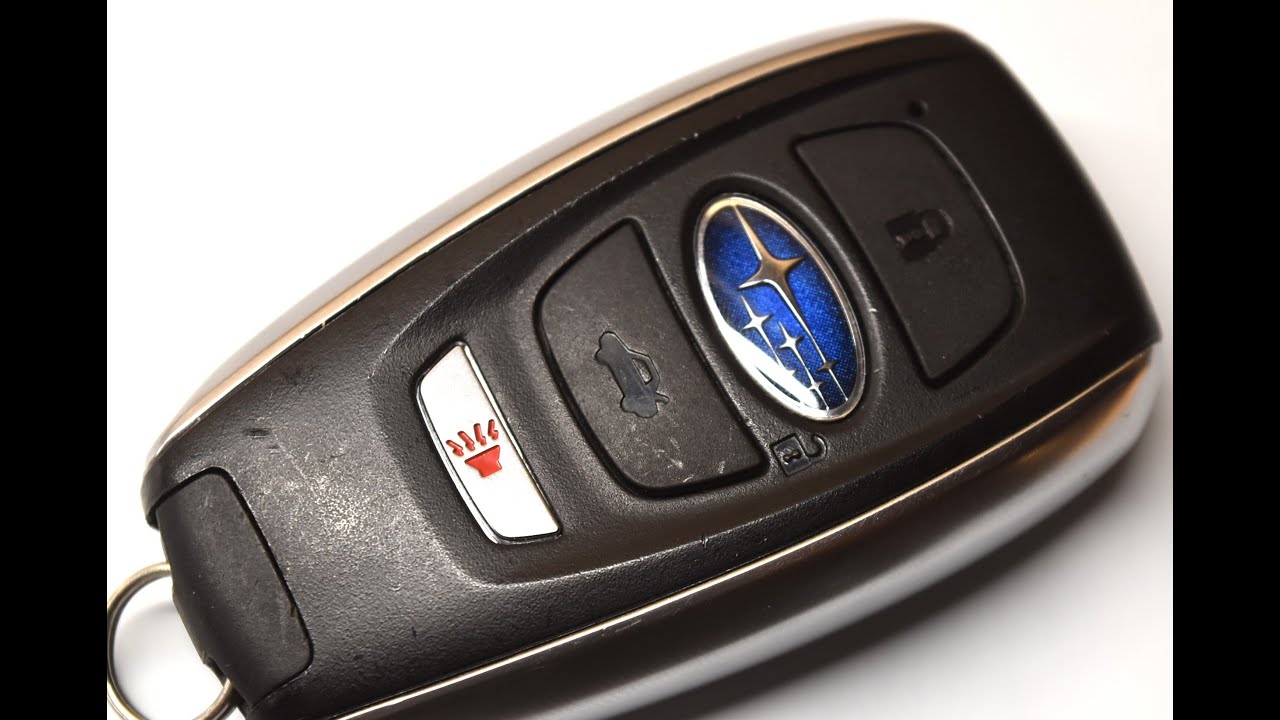 Subaru Key Fob Battery Replacement - EASY DIY - YouTube
