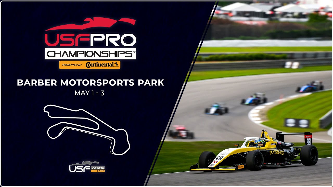 USF Juniors - Race 1 - Barber Motorsports Park - YouTube