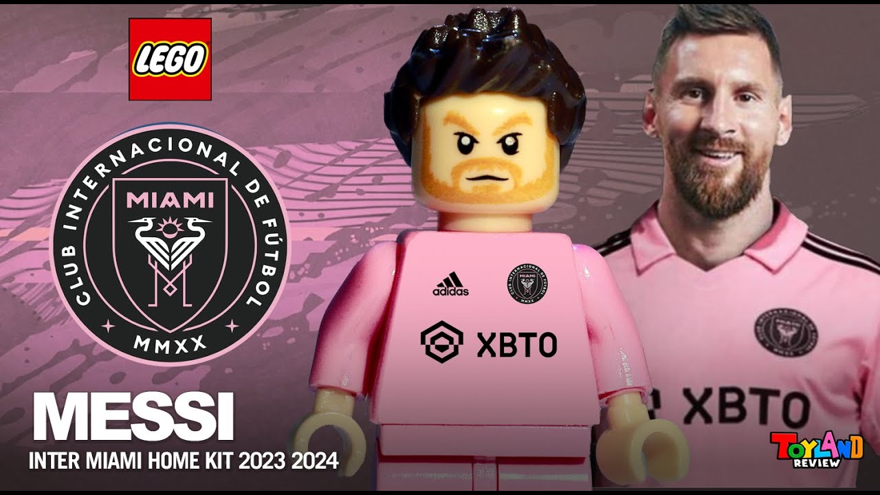 LEGO Messi - Inter MIAMI kit #44 - YouTube