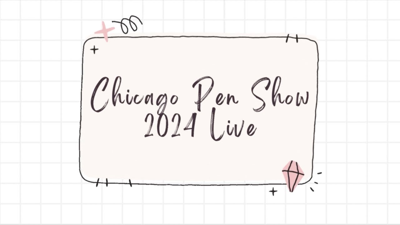 Swatching Every Ink on the Swatch Table at the Chicago Pen Show - YouTube