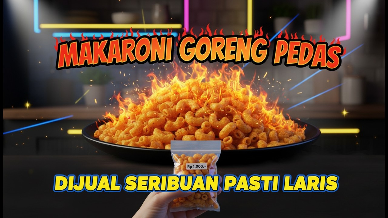 RESEP MAKARONI GORENG PEDAS - DIJUAL SERIBUAN PASTI LARIS!! - YouTube