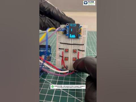 DIY Tetris Game Using Arduino #scienceproject #arduinoproject #roboarmy #tetrisgame # ...