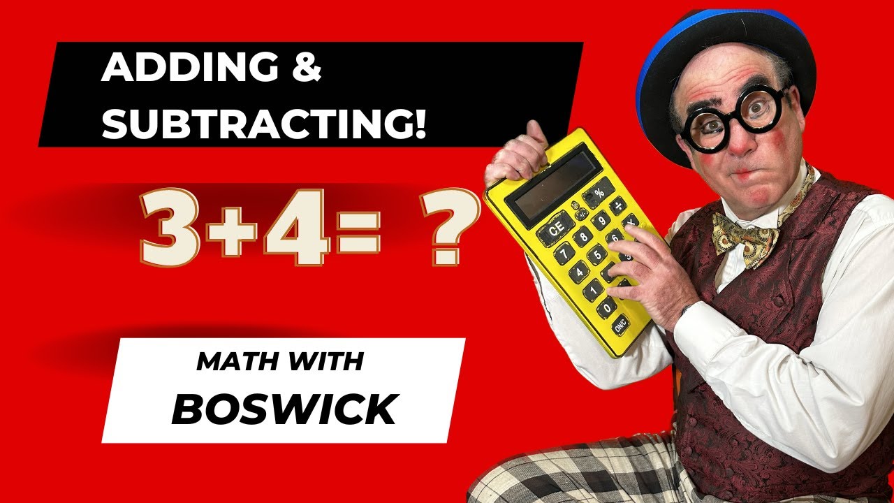 Math with Boswick The Clown Adding and Subtracting - YouTube