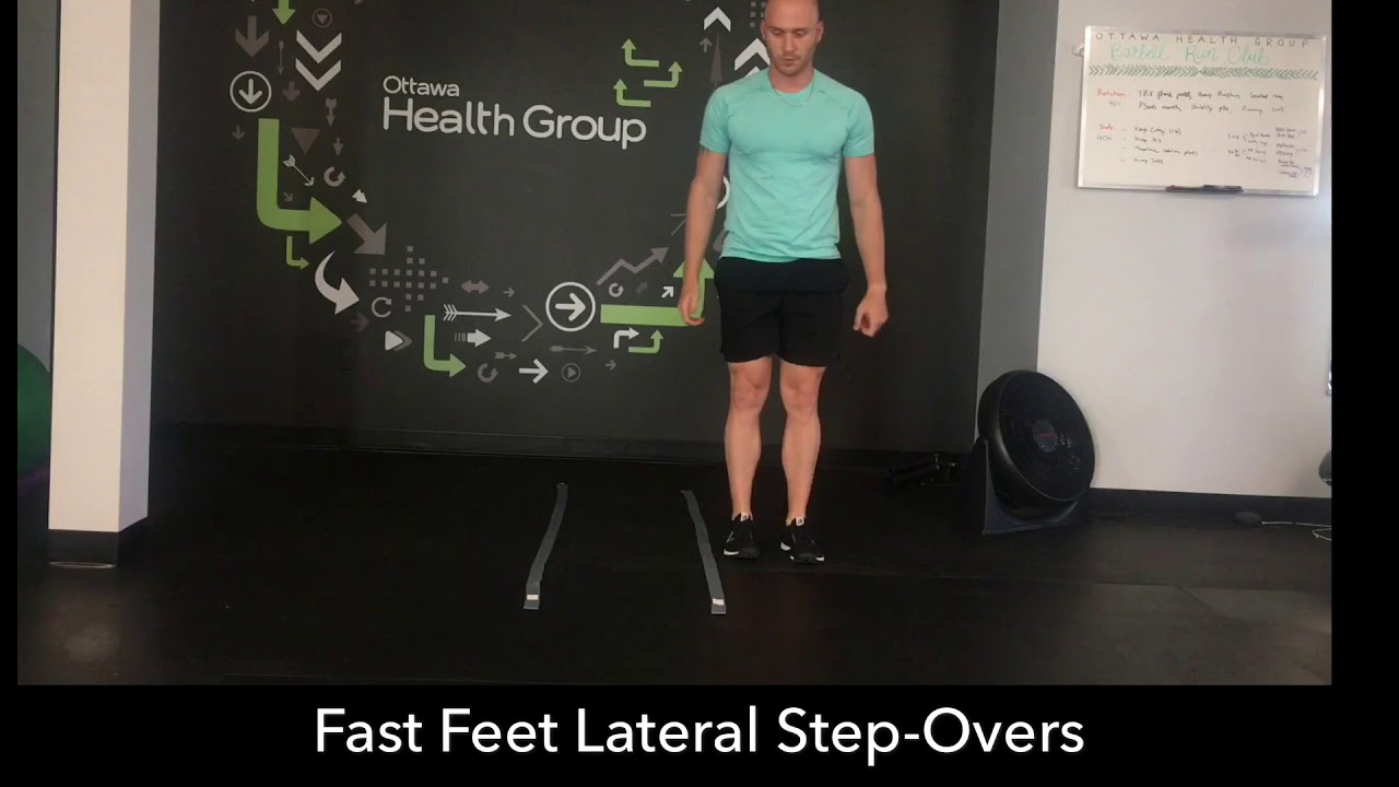 Fast Feet Lateral Step-Overs - YouTube
