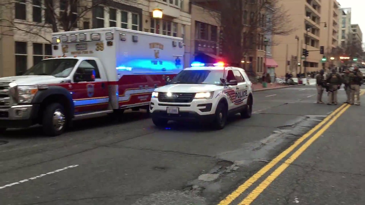 2 WASHINGTON DC METRO POLICE INTERCEPTORS RESPONDING DURING ...