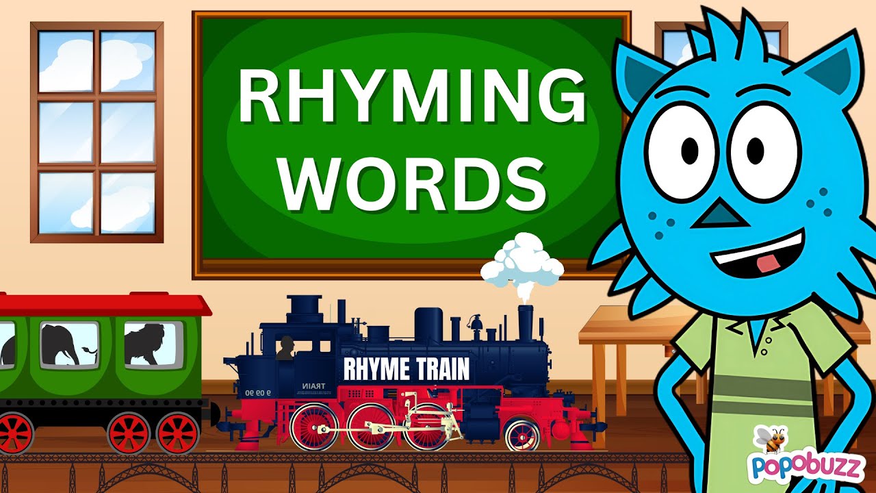 Learn Rhyming Words with a Rhyme Train Game | Build Phonemic Awareness ...