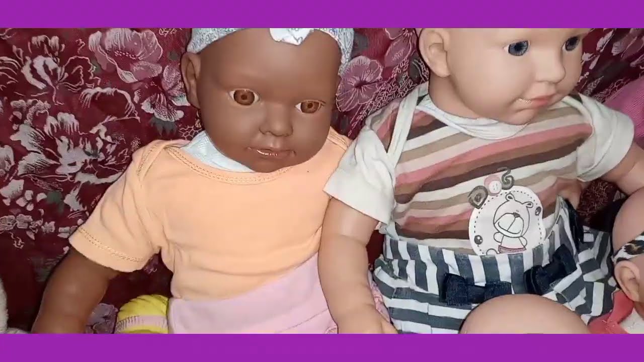 primeira troquinha das novas babys - YouTube