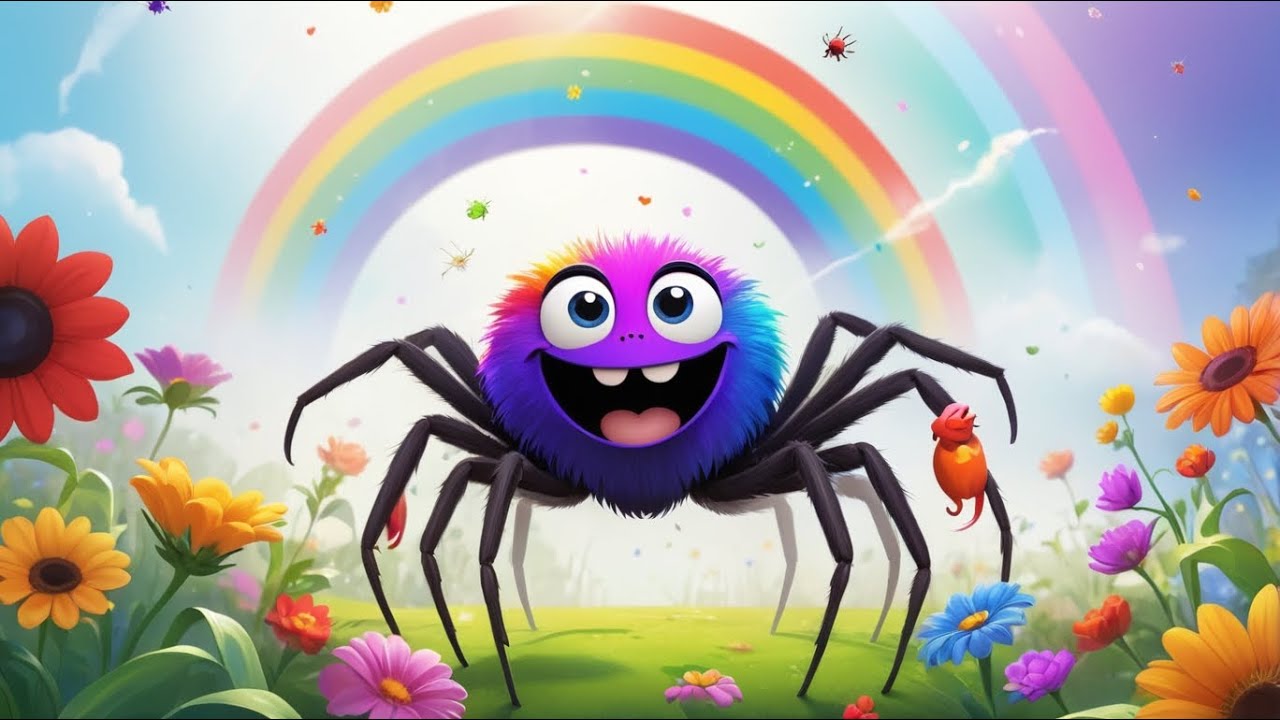 "Brave Itsy Bitsy Spider| Original Nursery Rhyme for Kids | Preschool ...